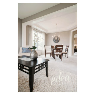 Model Home Design & Merchandising - Contemporain - Salle à Manger ...