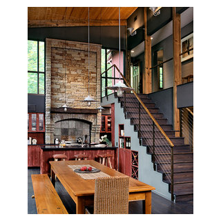 Mountain Cabin - Modern - Dining Room - Nashville - by BAUER ASKEW ...