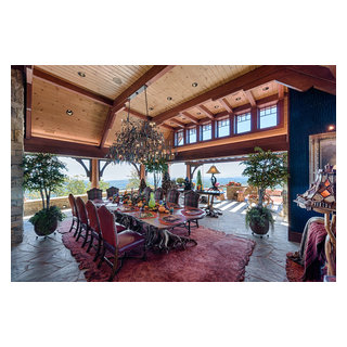 Mountain Home - Eclectic - Dining Room - Charlotte - by Andrew Roby ...