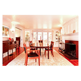 My Houzz: Updated Federal Style in Massachusetts - Traditional - Dining ...