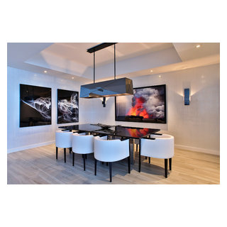 NFL Players Residence - Contemporary - Dining Room - Miami - by Miriam ...