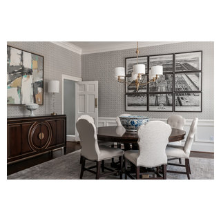 North Decatur Home - Transitional - Dining Room - Atlanta - by Moldovan ...