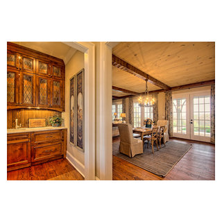 North Georgia French County Home - Rustic - Dining Room - Atlanta - by ...