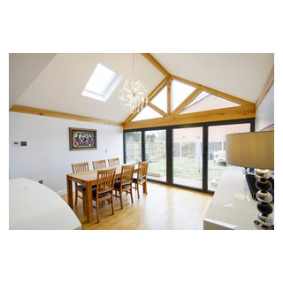 Oak Framed Kitchen Extension - Contemporary - Dining Room - West ...