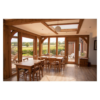 Oak Framed Orangery With Dual Aspect Timber Glazing - Classico - Sala ...