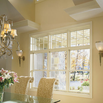 Wood Double Hung Windows With Transom - Photos & Ideas | Houzz