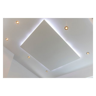Queen's Park led strip false ceiling - Contemporain - Salle à Manger ...