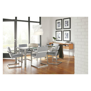 Rand table in stainless steel - Modern - Dining Room - Minneapolis - by ...