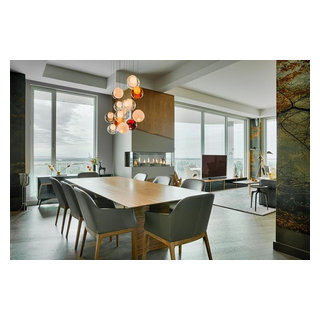 Résidence Aquablu par Patrick Robichaud - Contemporáneo - Comedor - Montreal - de FX Studio par ...
