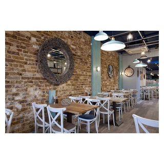 Restaurant - Beach Style - Dining Room - Kent - by Studio G Interior ...