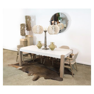 Review Caesarstone Dining Table with Tasmanian Oak - Modern - Dining ...