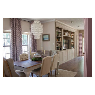 Romantic shabby chic - Transitional - Dining Room - Dallas - by Amy’s ...