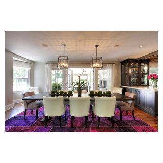Rough Luxe Farm House - Contemporary - Dining Room - New York - by At ...