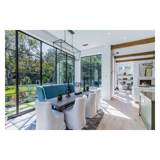 Rustic Canyon Estate - Transitional - Dining Room - Los Angeles - by ...
