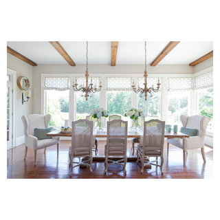 rustic modern dining room - Farmhouse - Dining Room - Atlanta | Houzz