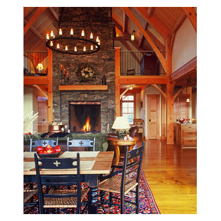 Rustic Vermont Home - Traditional - Dining Room - Burlington - by ...