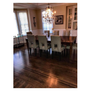 Sand & Finish Color Stain- Antique Brown - Modern - Dining Room - San ...