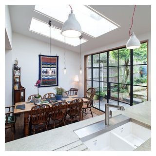 Sandrock House - Transitional - Dining Room - London - by Chris Dyson ...