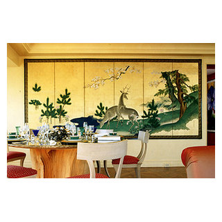 Six Panel Screen - Eclectic - Dining Room - New York - by ILevel | Houzz
