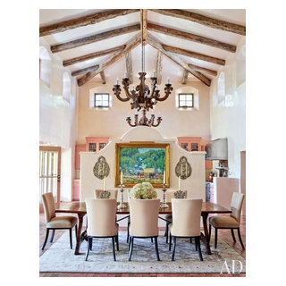 Southwestern Luxury Home Dining Room - Traditional - Dining Room ...