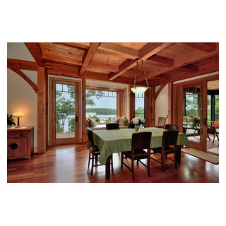 Split Rock Home - Traditional - Dining Room - Burlington - by Timberpeg ...