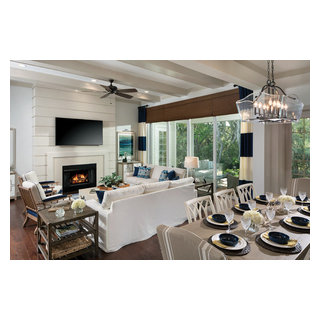 St. Thomas Model Home Interior Design (1252) - Beach Style - Dining ...