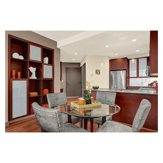 Staged Seattle Condominium In Cristalla Building - Contemporary ...