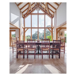Stunning vaulted oak frame rooms - Rustic - Dining Room - Other | Houzz