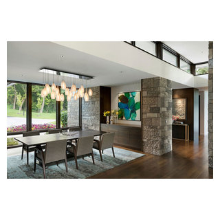Sunfish Lake Modern - Contemporary - Dining Room - Minneapolis - by ...