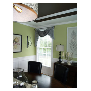 Swags and Cascades - Modern - Dining Room - Cleveland - by Well Dressed ...