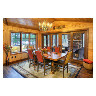 The Lang - Rustic - Dining Room - Other - by Tomahawk Log & Country ...