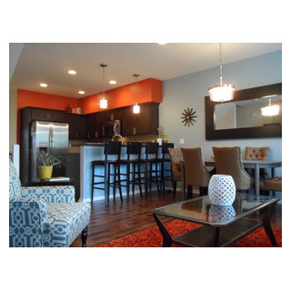 Townhouse Interior Design - Bothell, WA - Contemporaneo - Sala da ...