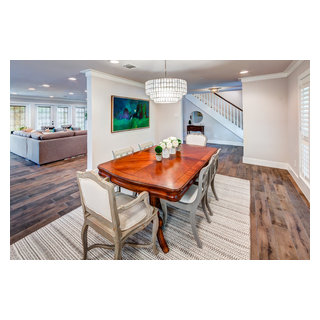 Traditional Houston Ranch-Style Gets Stunning Transitional Makeover ...