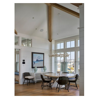 Transitional Home with Ocean Views - Beach Style - Dining Room - Other ...