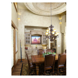 Tuscan Style Custom Homes - Mediterranean - Dining Room - Denver - by ...