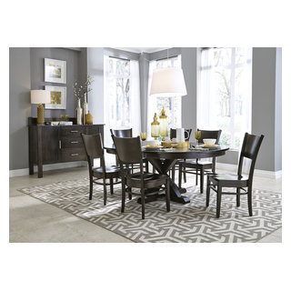 Valhallah Dining Table, Chairs and Sideboard - Transitional - Dining ...