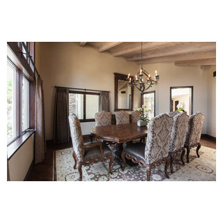 Vintage Rustic in Rancho Santa Fe - Traditional - Dining Room - San ...