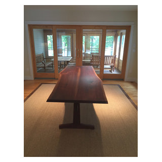 Walnut Trestle Table - Traditional - Dining Room - New York - by ...
