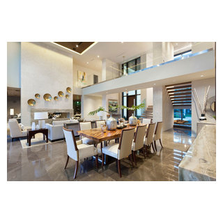 Warm Modern in Boca Raton - Modern - Dining Room - Miami - by Marc ...