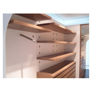 Dressing noyer et laquage blanc - Modern - Ankleidezimmer - Nizza - von ...