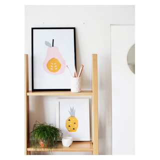 DIY tissue paper wall art - Scandinavian - Entry - London - by The ...