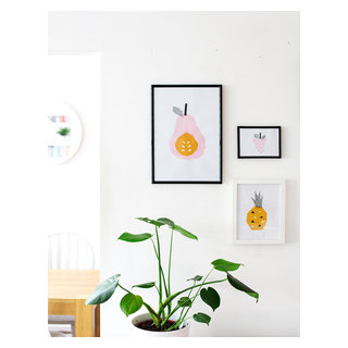 DIY tissue paper wall art - Scandinavian - Entry - London - by The ...