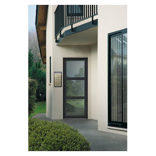 Porte d'entrée aluminium contemporaine Neptune - Contemporáneo ...