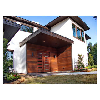 2102 Sendera Ranch Dr - Construction Photos - Contemporary - Entry ...