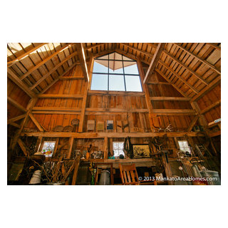 3-Story Atrium of Big Red Barn - Farmhouse - Entry - Minneapolis - by ...