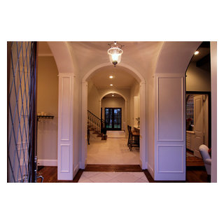 A Groin Vaulted Entry Foyer - Traditional - Entry - Houston - by Parker ...