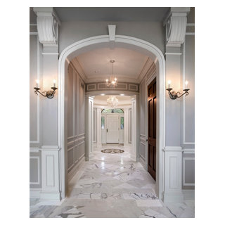 An Elegant Entry for a Midwestern Heirloom House - Traditional - Entry ...