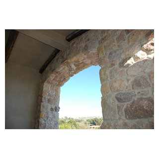Antique Tuscan Wall Cladding - Mediterranean - Entry - Orange County ...