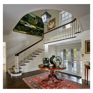 Back Country Pre-War Colonial Renovation - Traditional - Entry - New ...