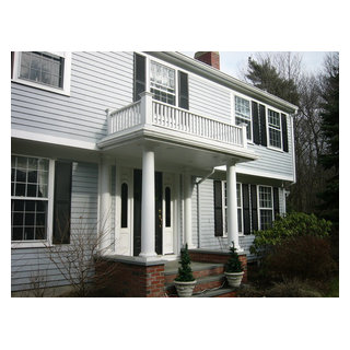 Balcony Overhang - Modern - Entry - Boston - by Wright Construction ...